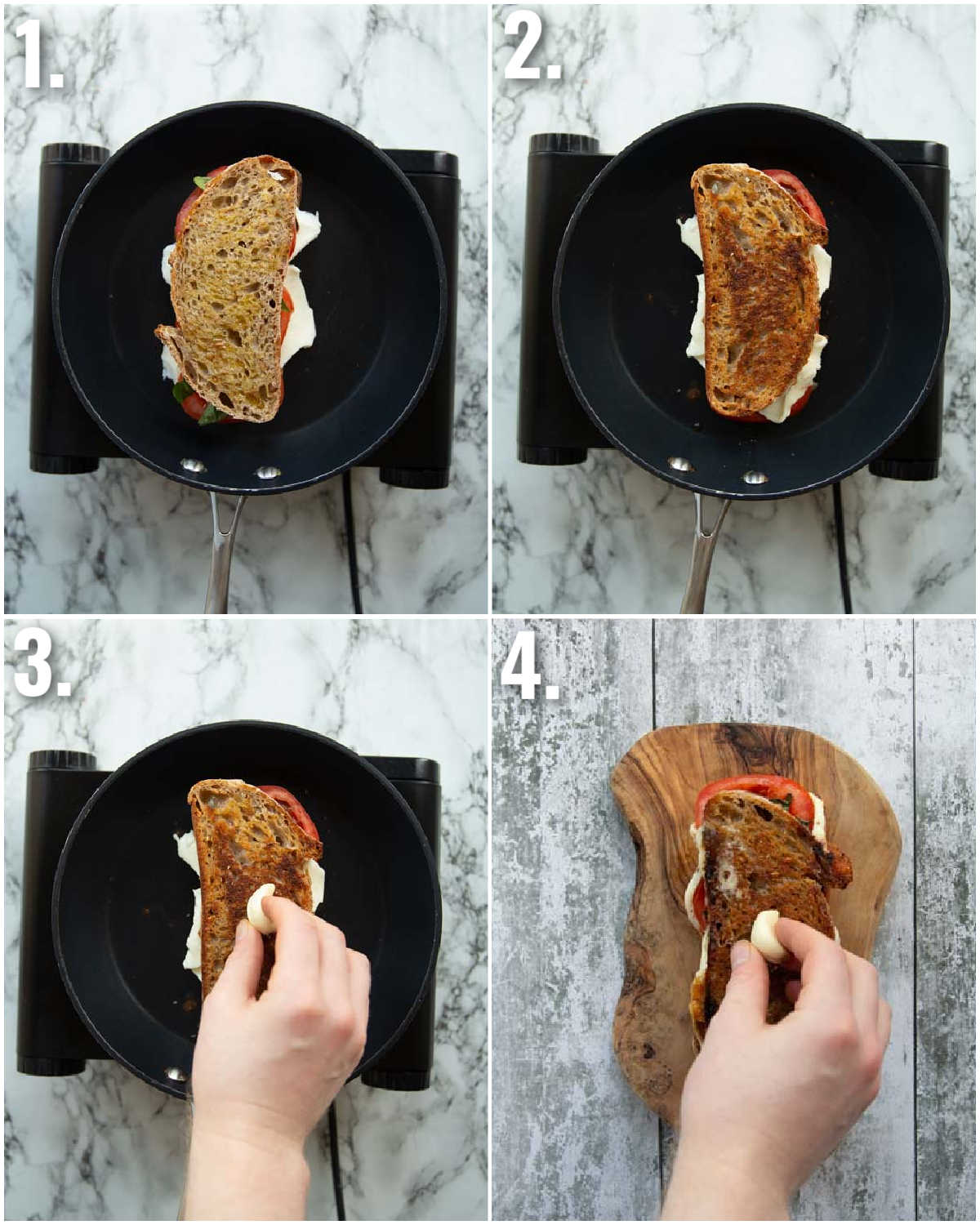 Caprese Grilled Cheese | Something About Sandwiches