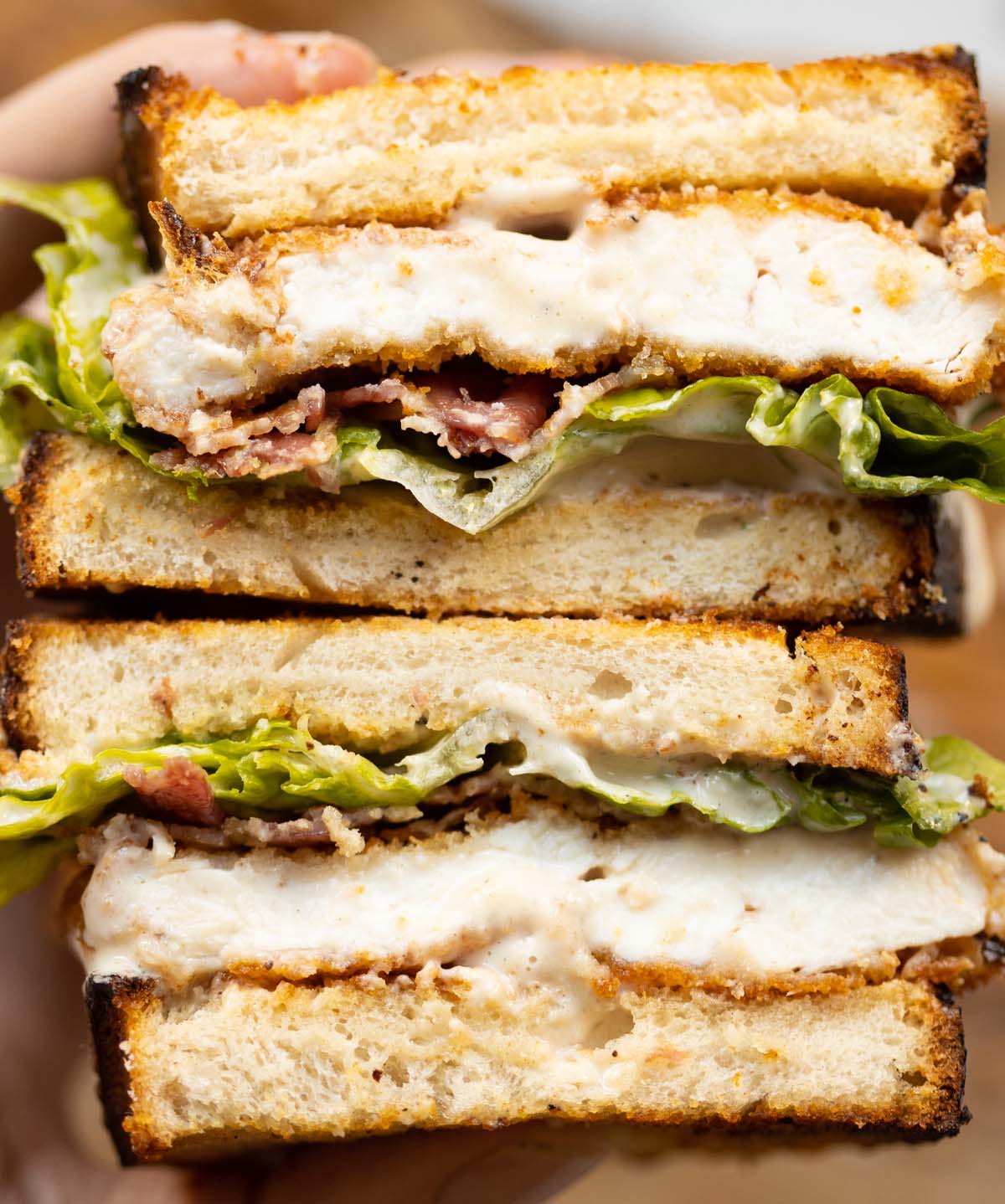 Crispy Chicken Caesar Sandwich | Something About Sandwiches